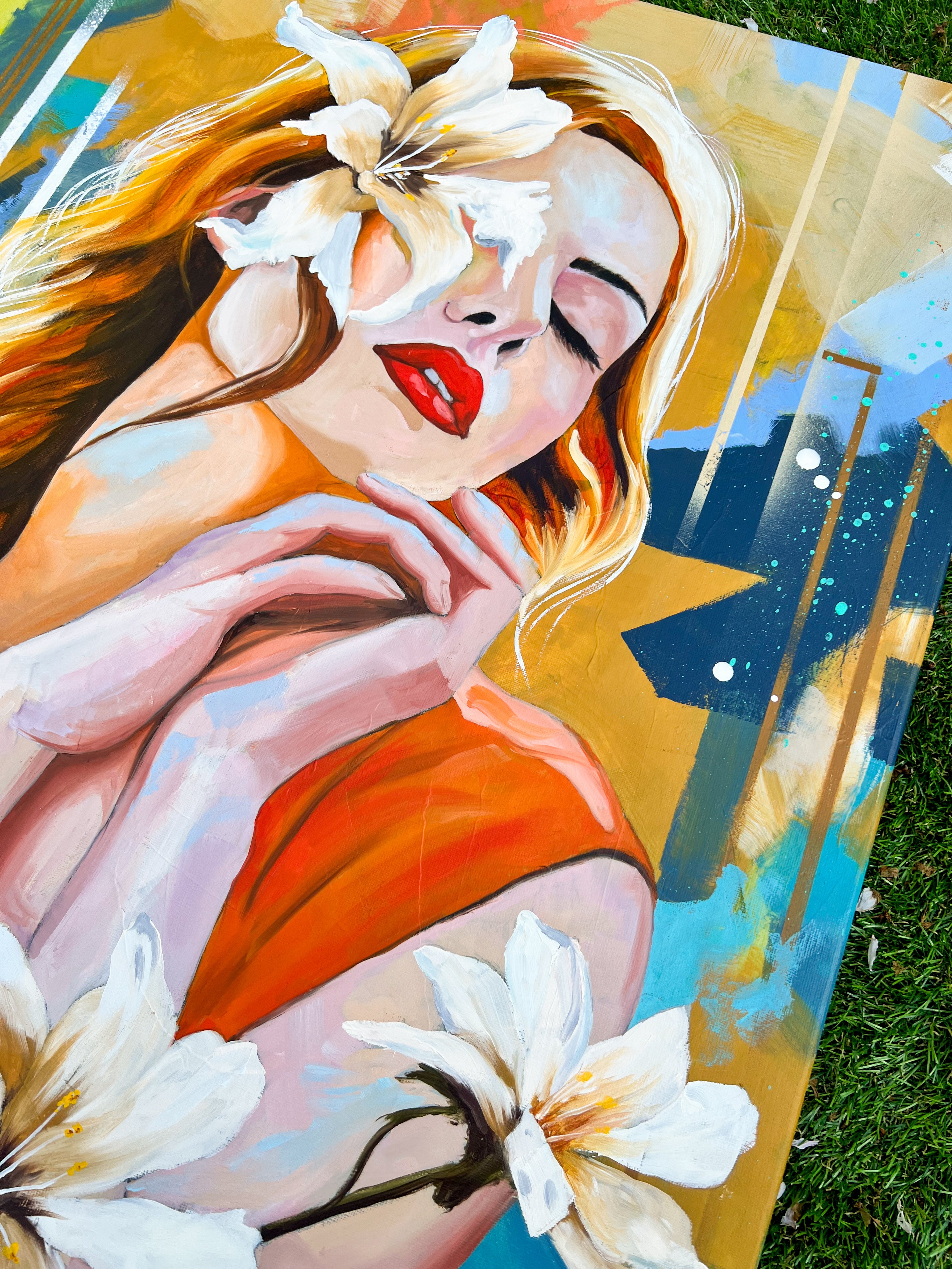 Emberbee Original Painting – Geethu Chandramohan Art