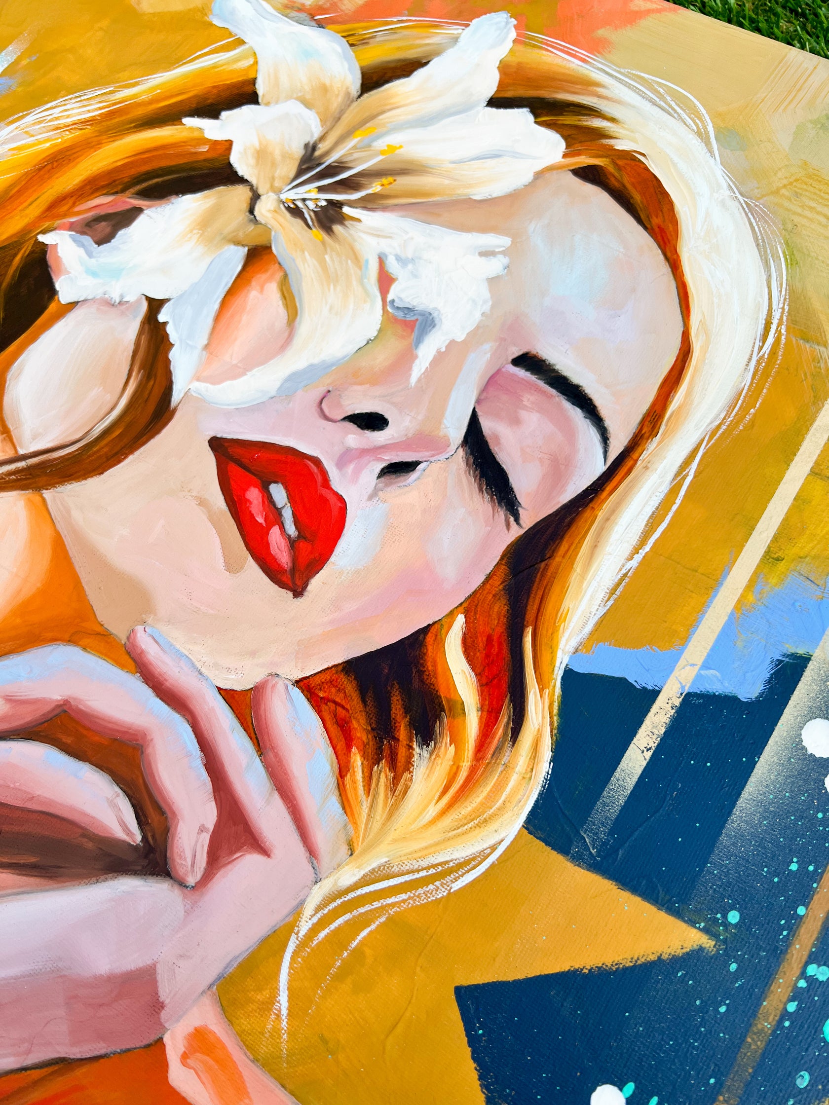 Emberbee Original Painting – Geethu Chandramohan Art