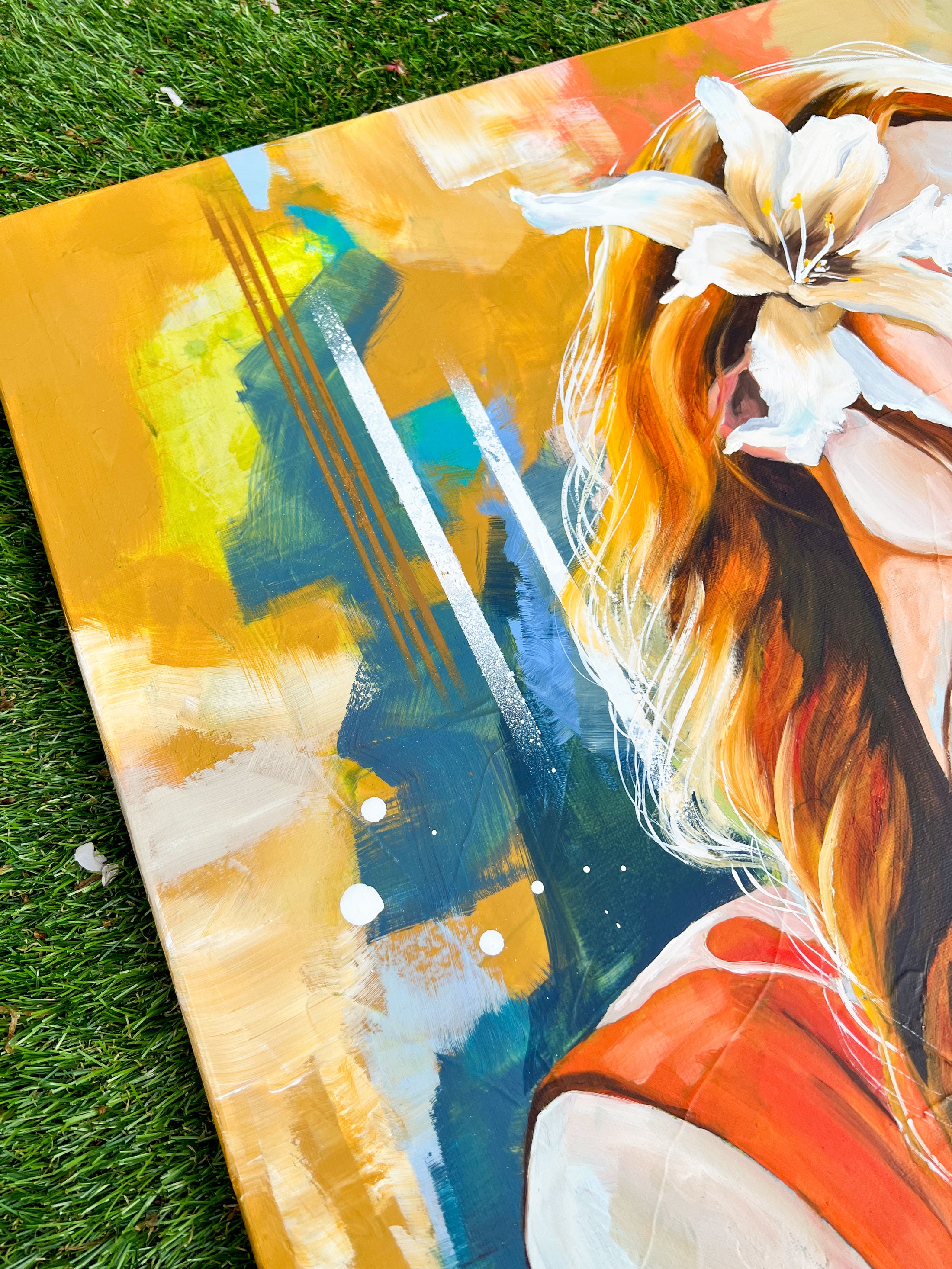 Emberbee Original Painting – Geethu Chandramohan Art