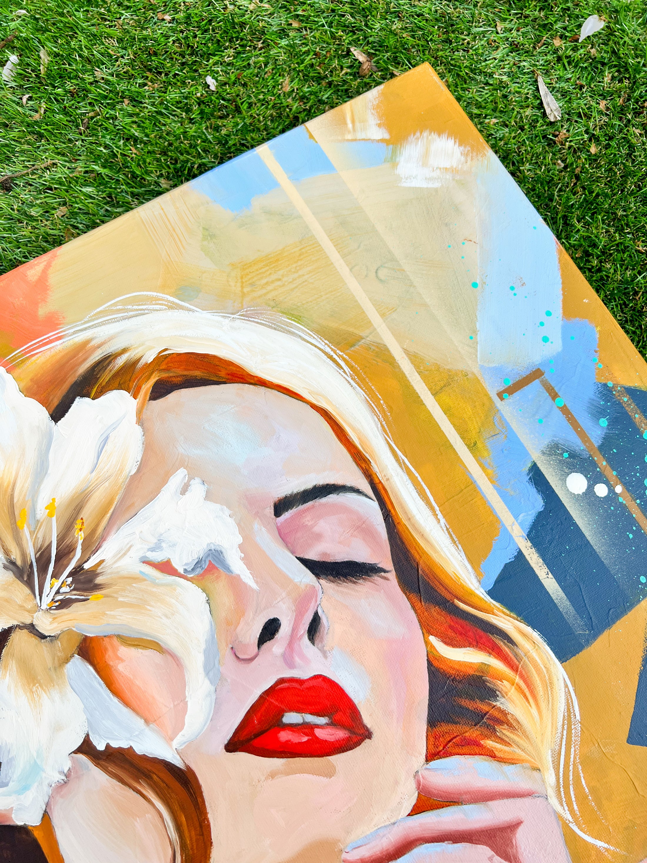 Emberbee Original Painting – Geethu Chandramohan Art